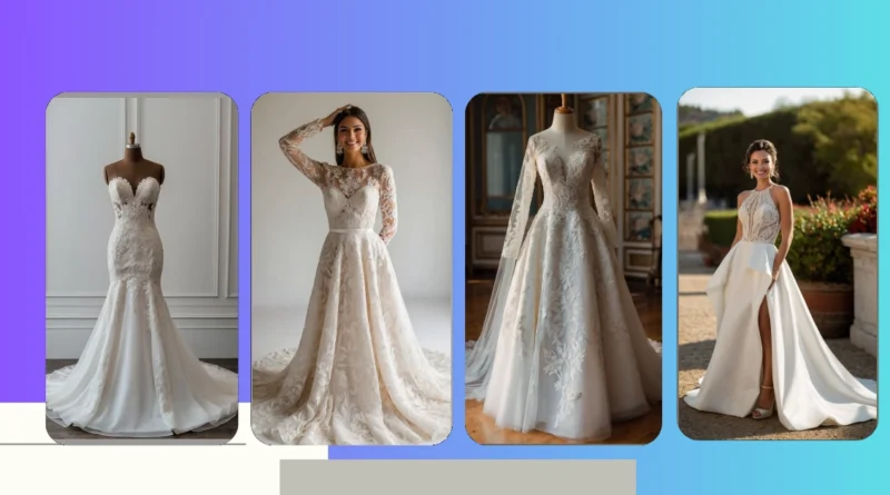 Unveiling the Magic: 15 Unique White Wedding Dresses That Steal the Show** ** – Fads